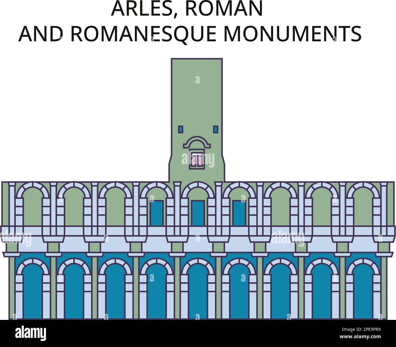 France, Arles, Roman And Romanesque Monuments Landmark tourism ...