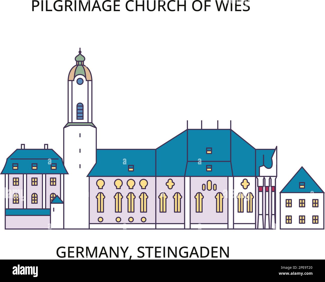 Germany, Steingaden, Pilgrimage Church Of Wies tourism landmarks ...