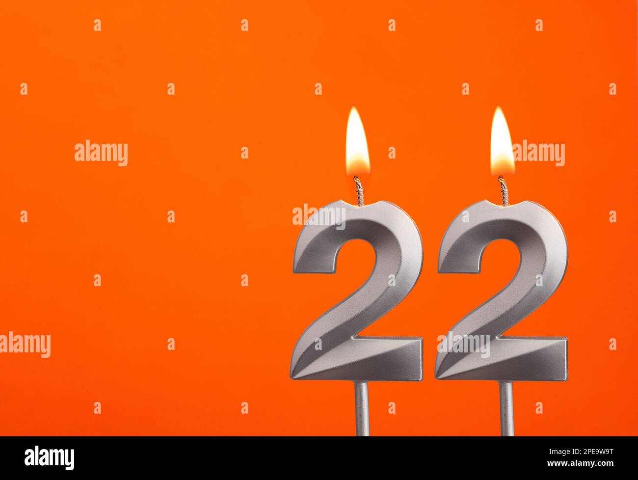 22nd Birthday Candles