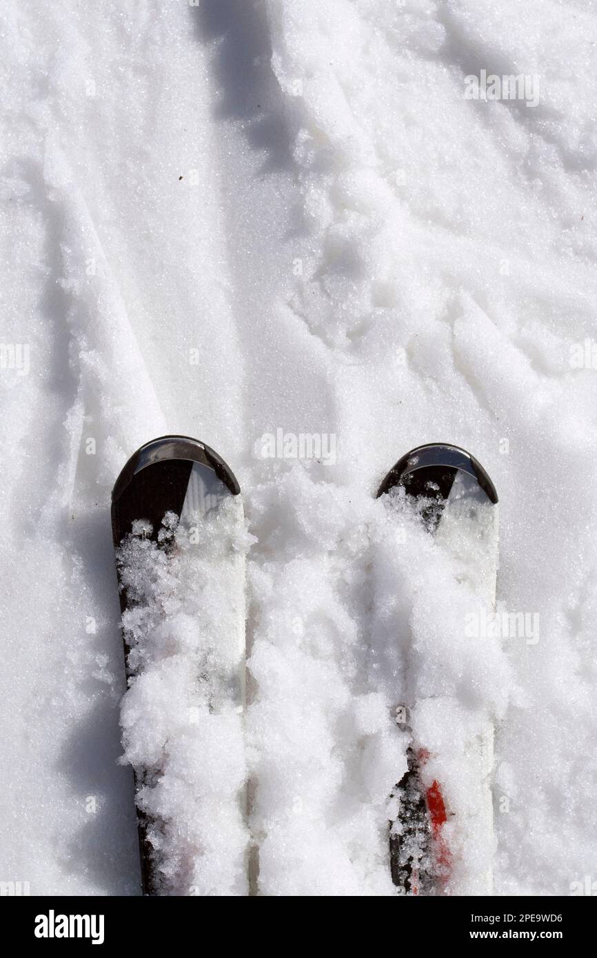 Resting on skis hi-res stock photography and images - Alamy