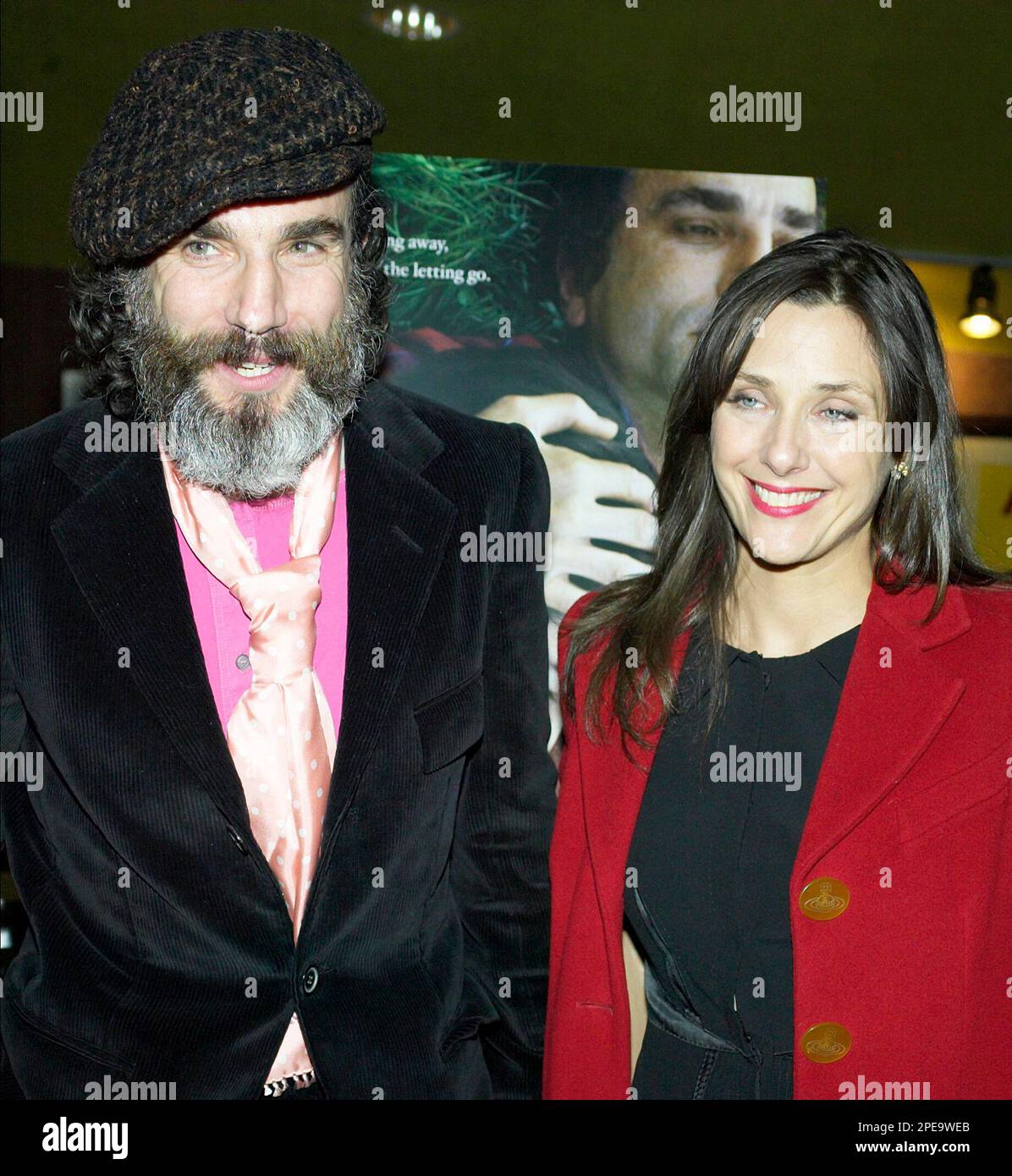 Actor Daniel Day Lewis, left, and director Rebecca Miller attend the ...