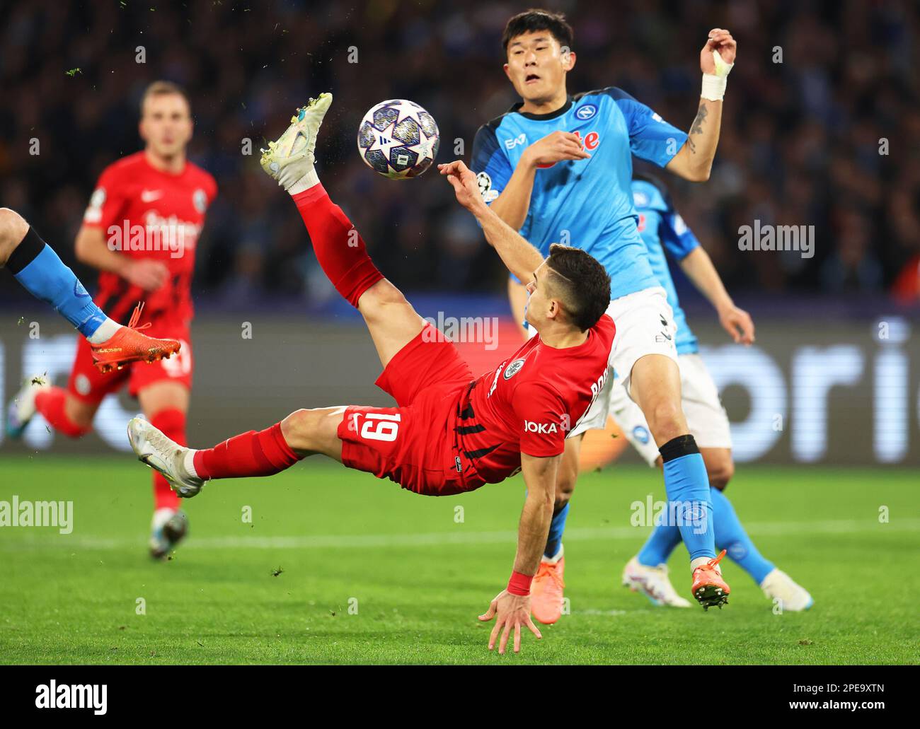 Neapel, Italy. 16th Mar, 2023. Soccer: Champions League, SSC Napoli ...
