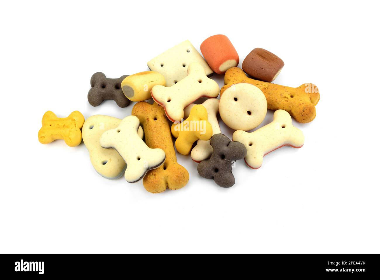 Bones cookies for dogs on a white background. Dog cookies isolated in ...