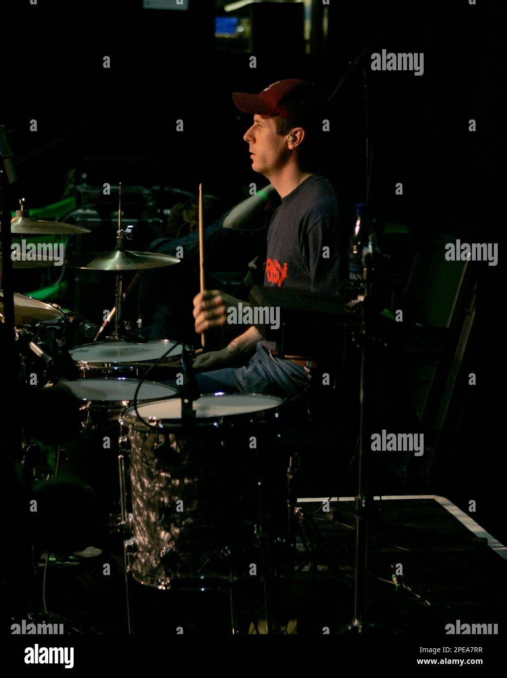 Drummer Matt Kelly of the Dropkick Murphys is seen during the sound ...