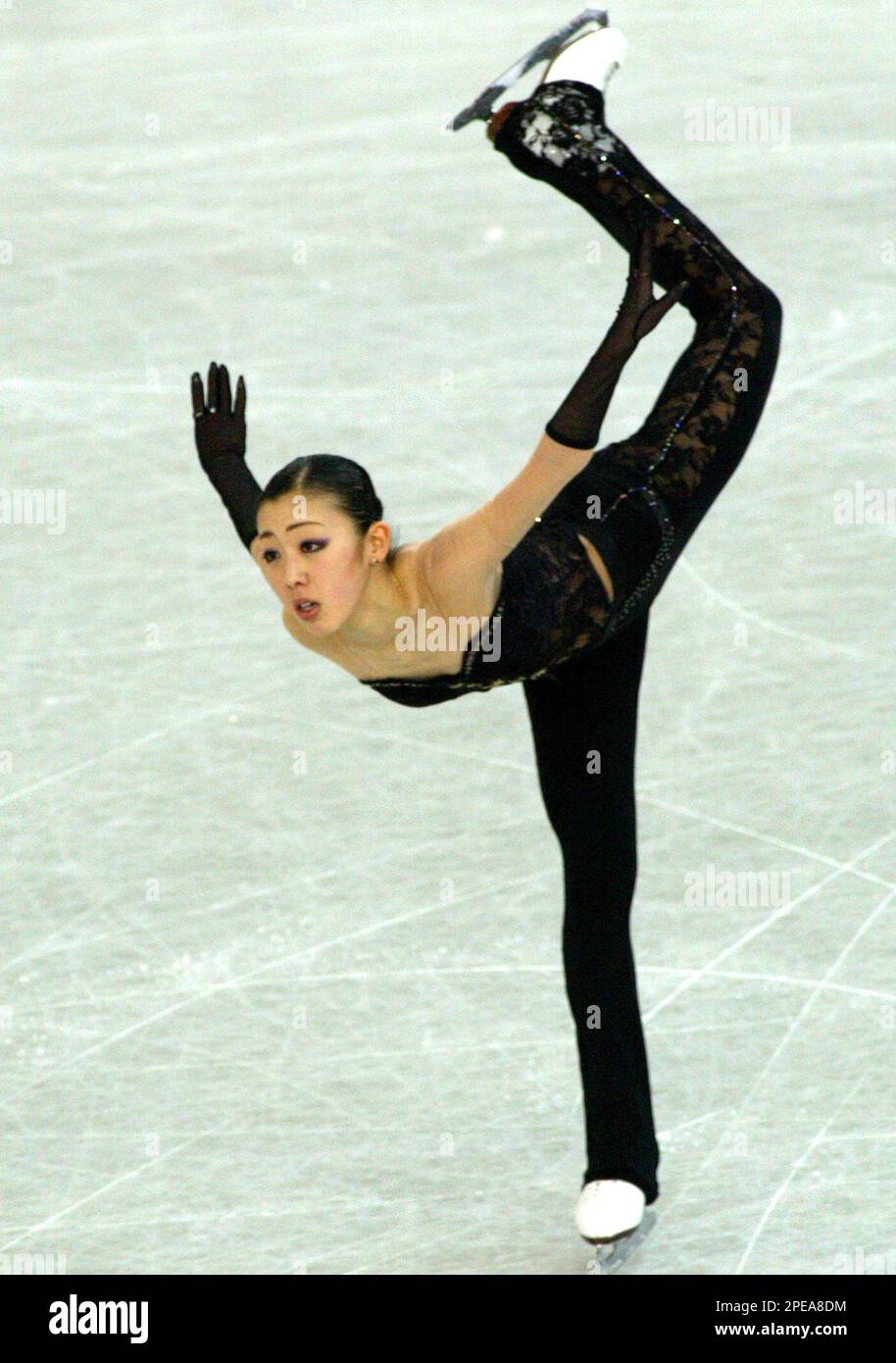 Japan's Fumie Suguri in action during the women's free skating at the ...