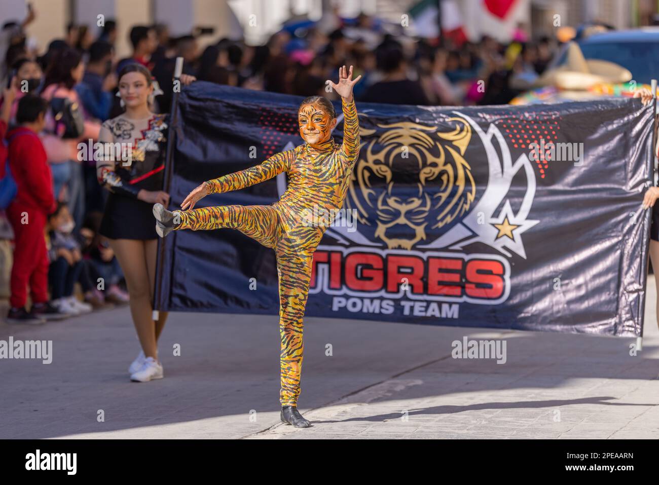 Matamoros, Tamaulipas, Mexico - November 26, 2022: The Desfile del 20 ...