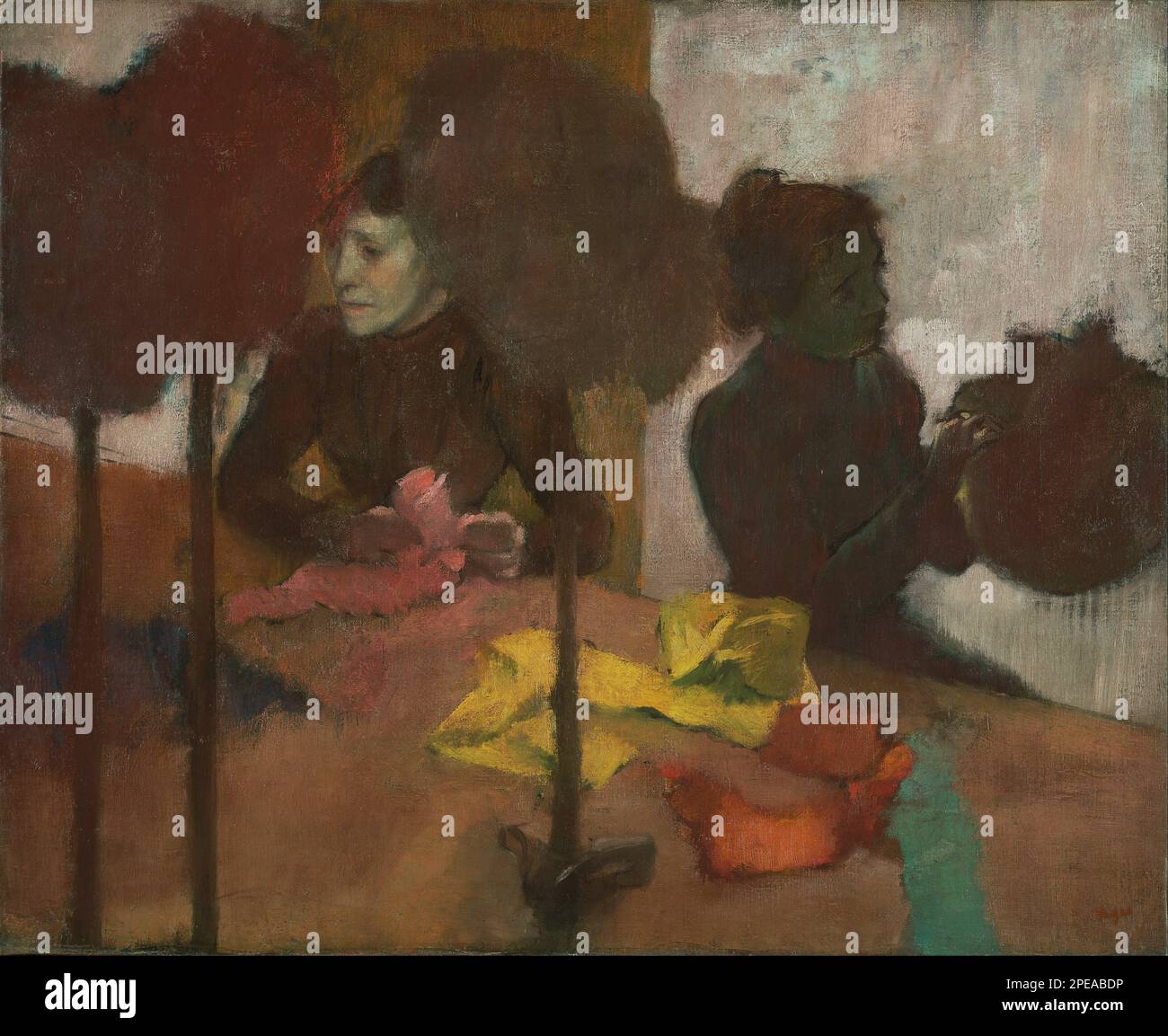 The Milliners about 1882 - before 1905 by Edgar Degas Stock Photo - Alamy