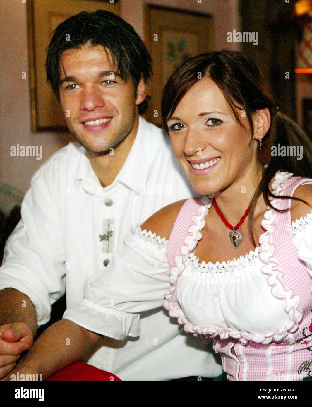 Der Kapitaen der Fussball-Nationalelf und FC-Bayern-Spieler Michael ...