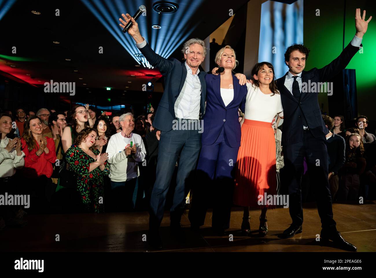 THE HAGUE - Paul Rosenmoller (Groenlinks), Attje Kuiken (PvdA), Mei Li ...
