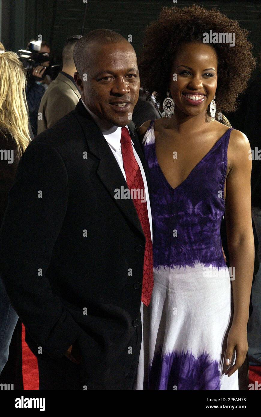 Director Kevin Rodney Sullivan, left, and actress Kellee Stewart pose ...