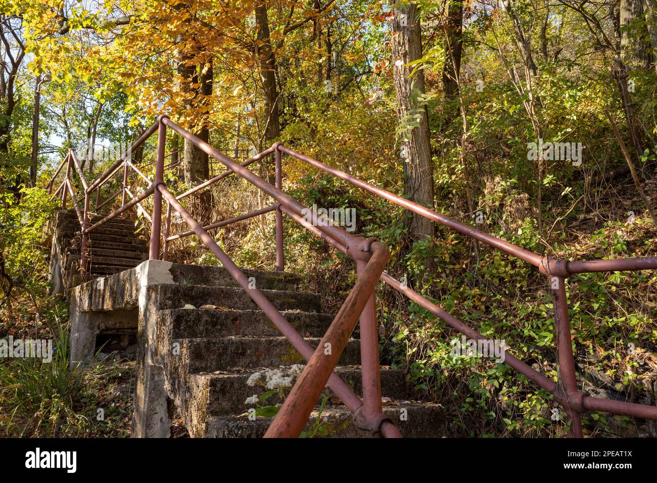 This photo captures one of the many outdoor steps in Pittsburgh that ...