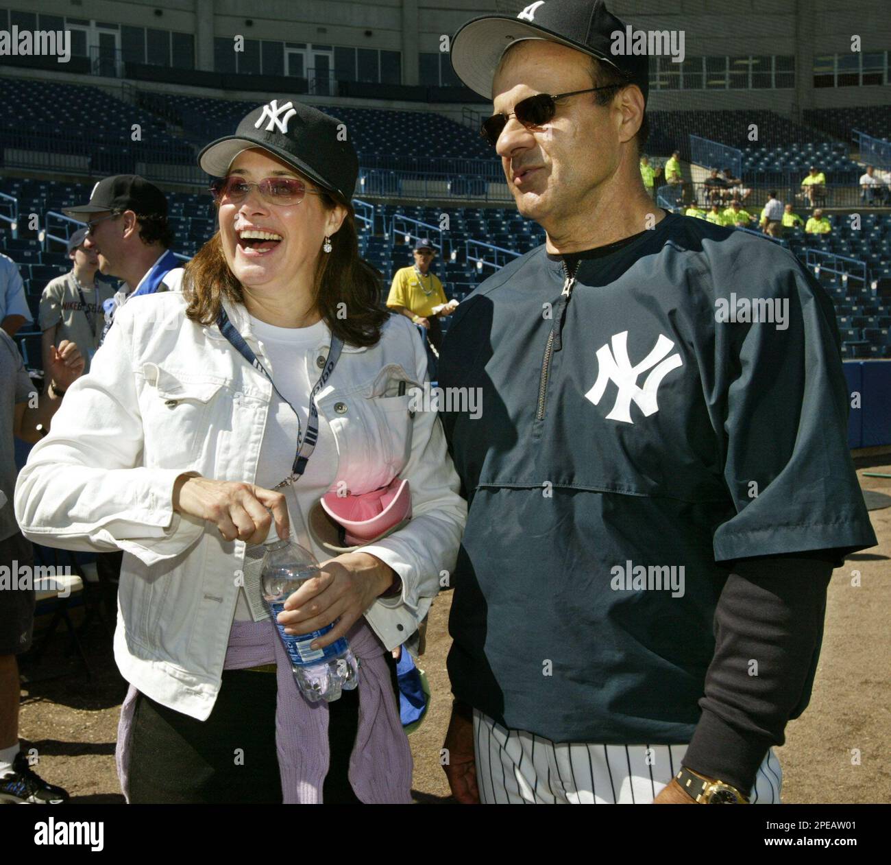 New York Yankees manager Joe Torre poses for a photograph with "The ...