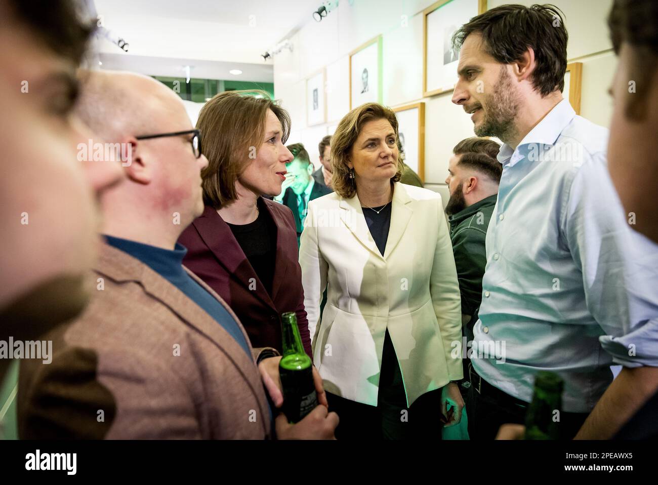 THE HAGUE - Hanke Bruins Slot, Karien van Gennip and CDA leader Wopke ...