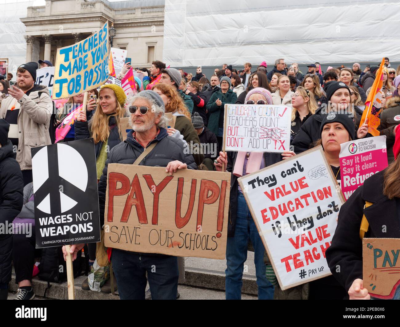 National strike day rally hi-res stock photography and images - Alamy