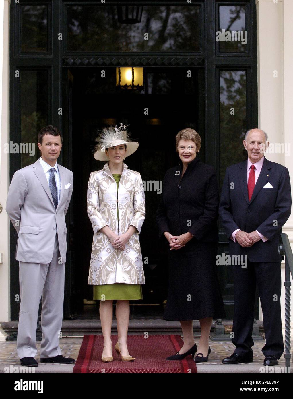 Crown Prince Frederik, left, and Crown Princess Mary of Denmark, 2nd ...
