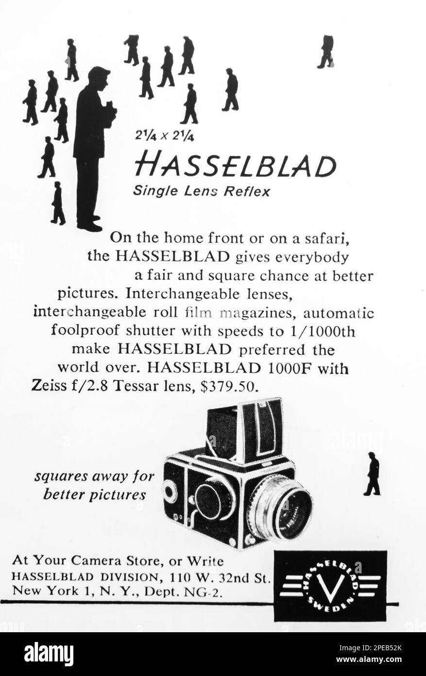 Hasselblad ads hasselblad hi-res stock photography and images - Alamy