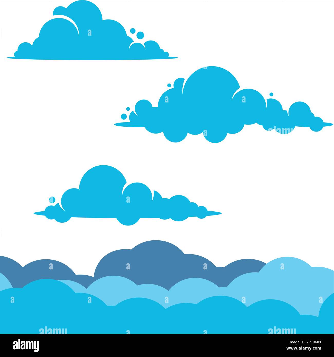 Blue sky background beautiful clouds Stock Vector Images - Alamy