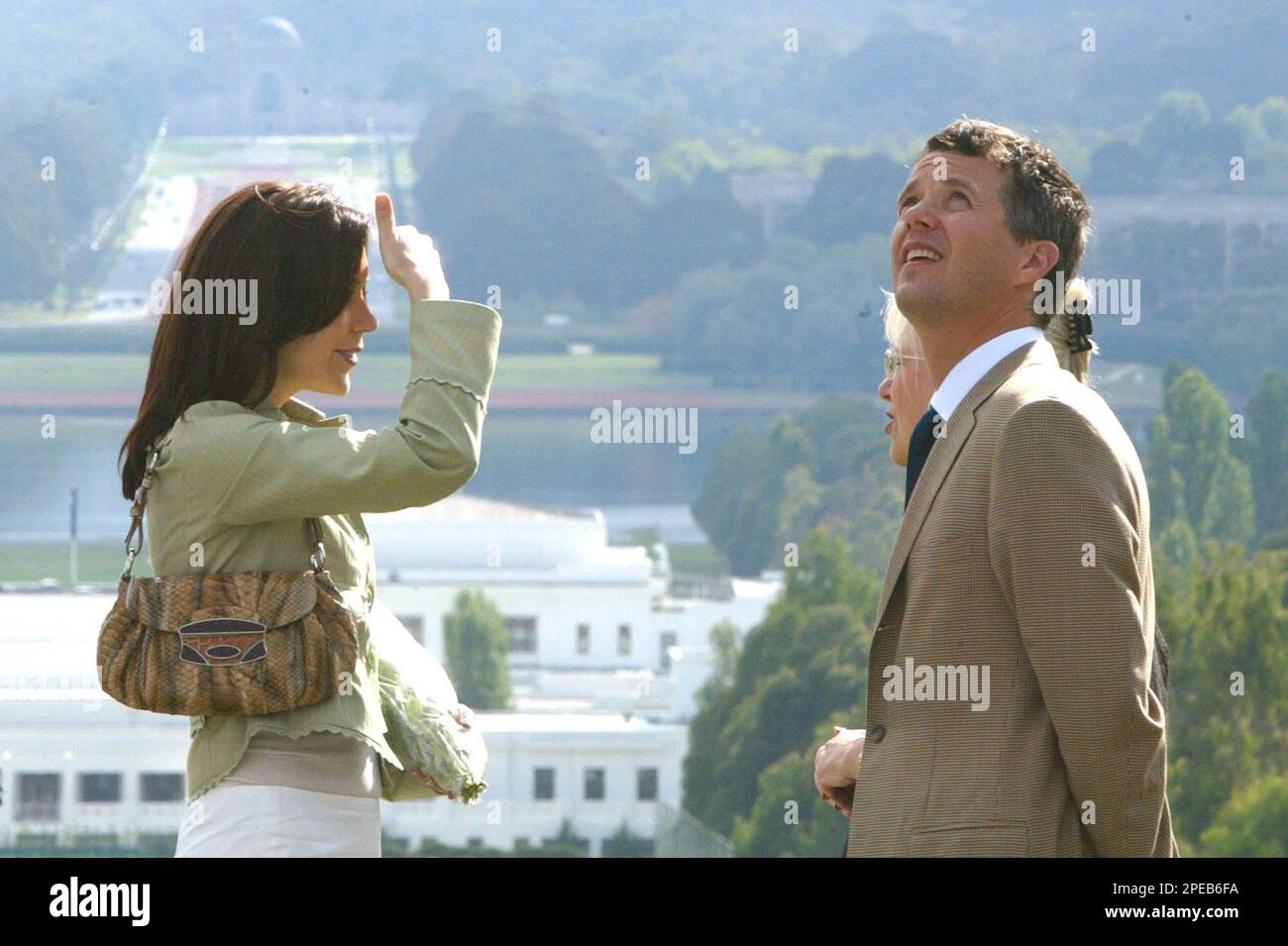 Crown Prince Frederik of Denmark, right, and his Australian wife ...