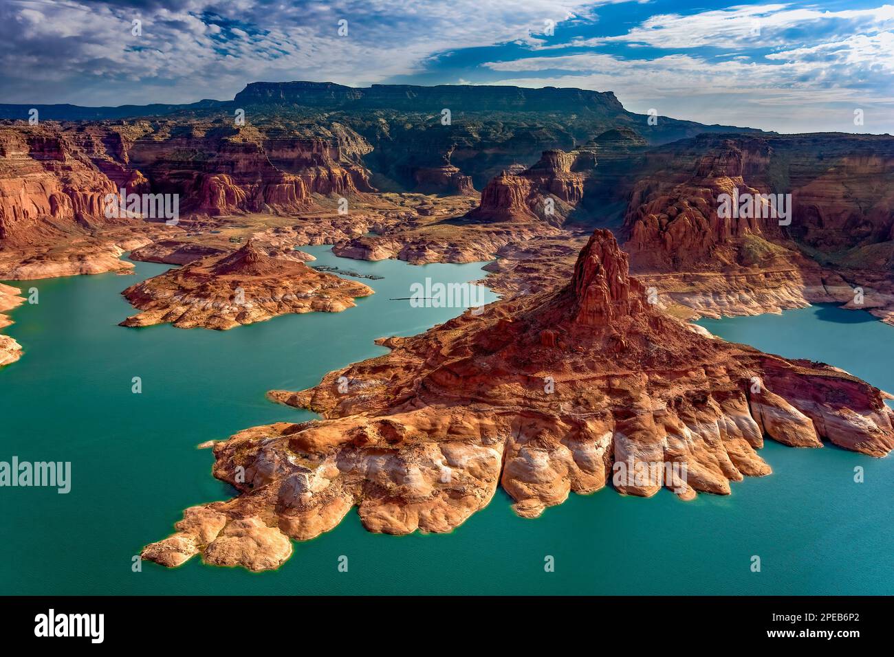 Lake Powell Boating Arizona Stock Photo - Alamy