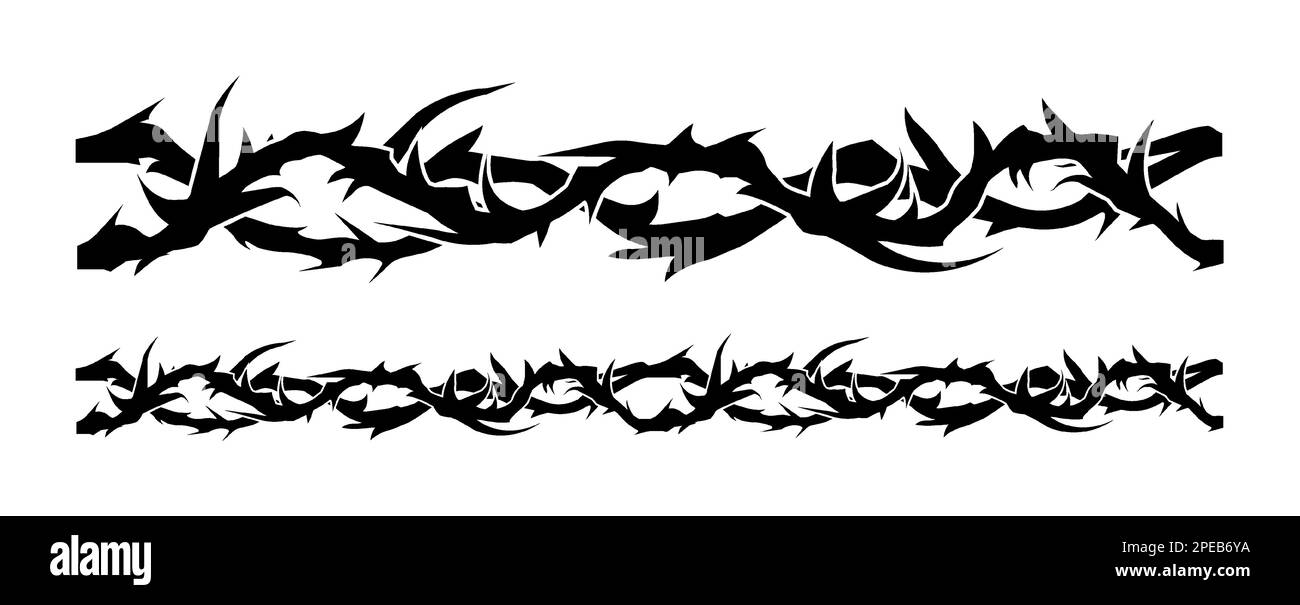 Crown of thorns, seamless pattern of plants with spikes. The symbol of ...