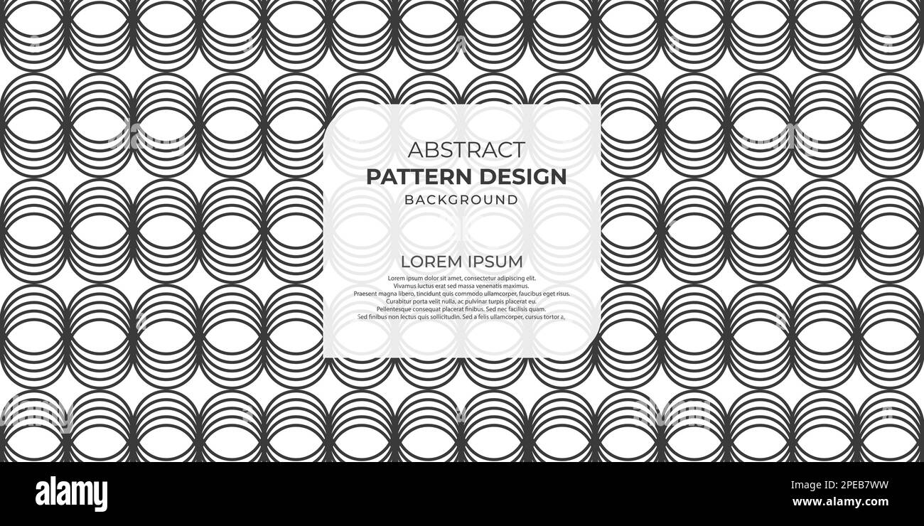 creative circles pattern design vector elements Stock Vector Image ...