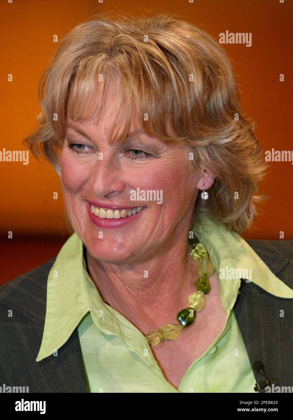 Die ehemalige Moderatorin des "ZDF-Sportstudios" Doris Papperitz ...