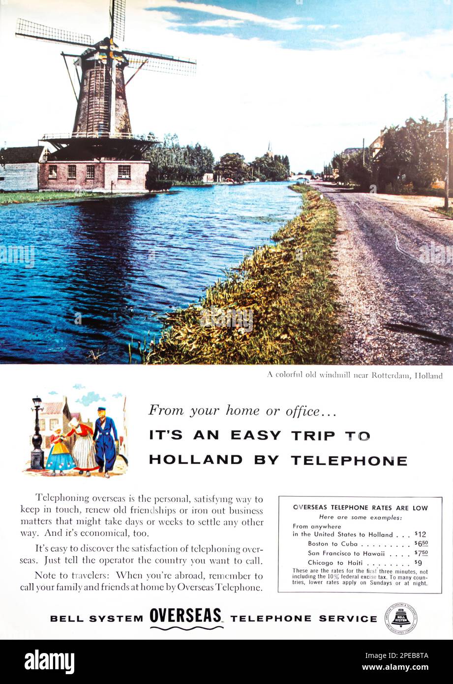 Bell system advert hi-res stock photography and images - Alamy