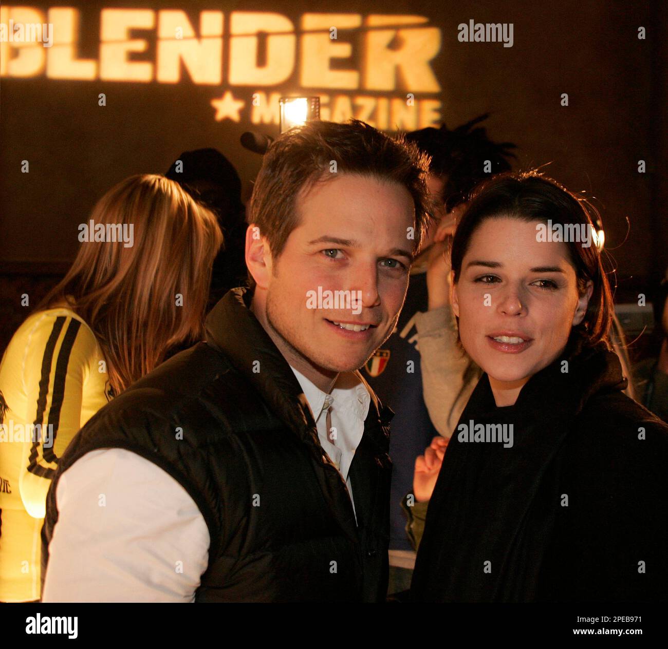 Actors Scott Wolf and Neve Campbell at the Blender Sessions 2005 ...