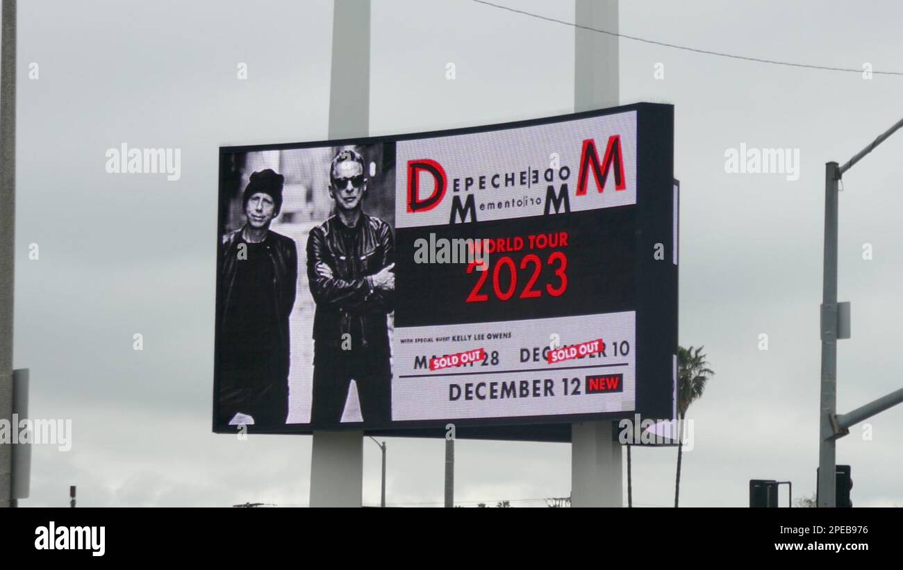 Inglewood, California, USA 11th March 2023 Depeche Mode Concerts ...