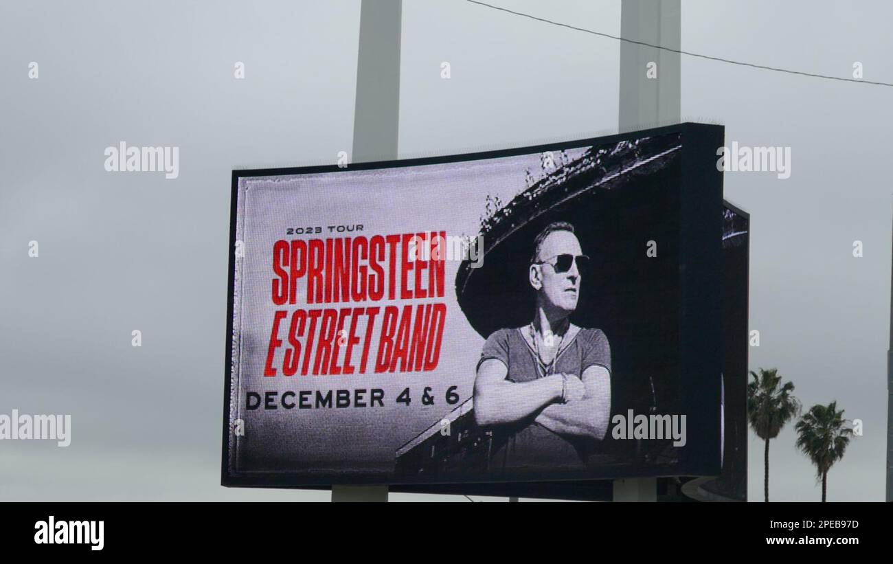 Inglewood, California, USA 11th March 2023 Bruce Springsteen Concerts ...