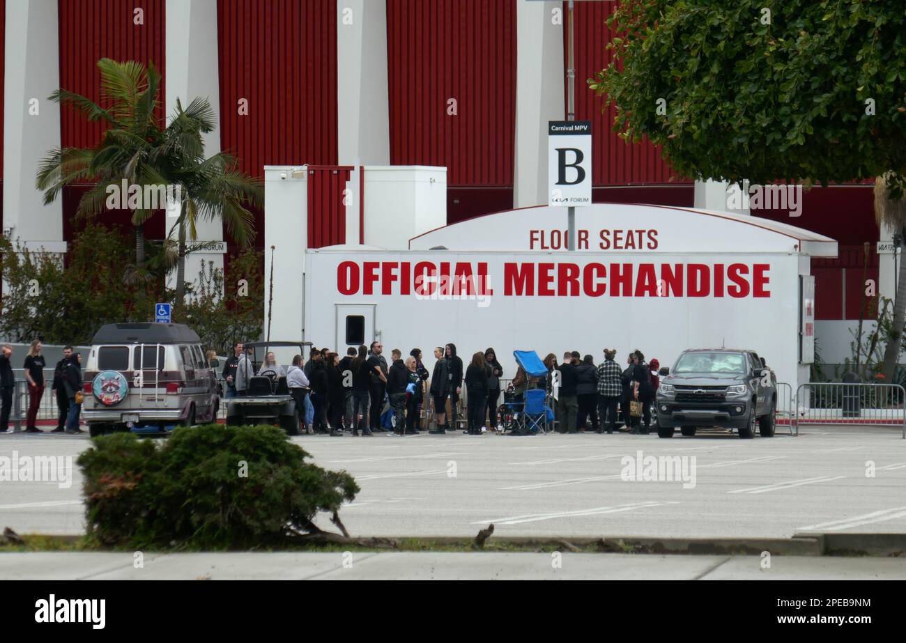 Inglewood, California, USA 11th March 2023 Fans in line for Sold Out ...