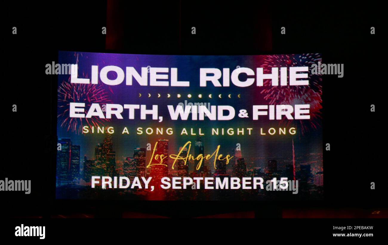 Inglewood, California, USA 11th March 2023 Lionel Richie and Earth ...