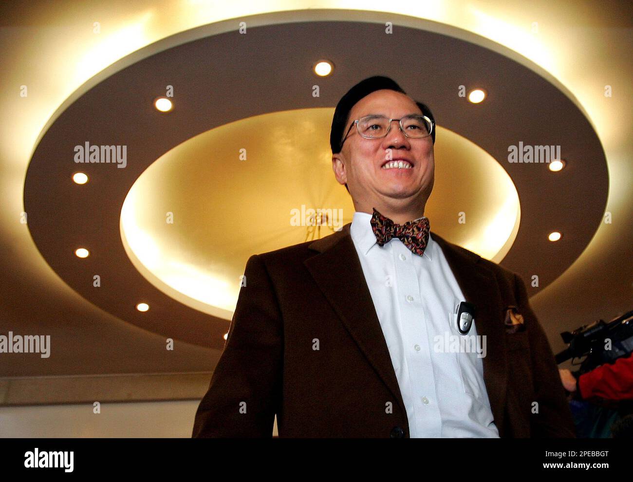 Hong Kong's No. 2 ranking official, Chief Secretary, Donald Tsang ...