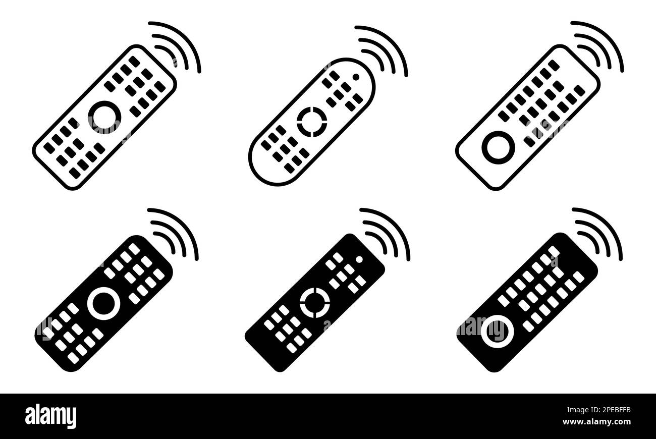 Set of tv control icons. Design can use for web and mobile app. Vector ...
