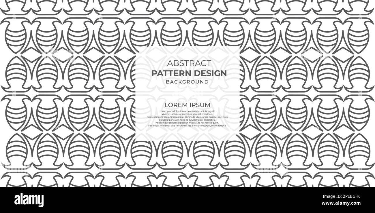 Pattern abstract background with elegant shapes vector motive design ...