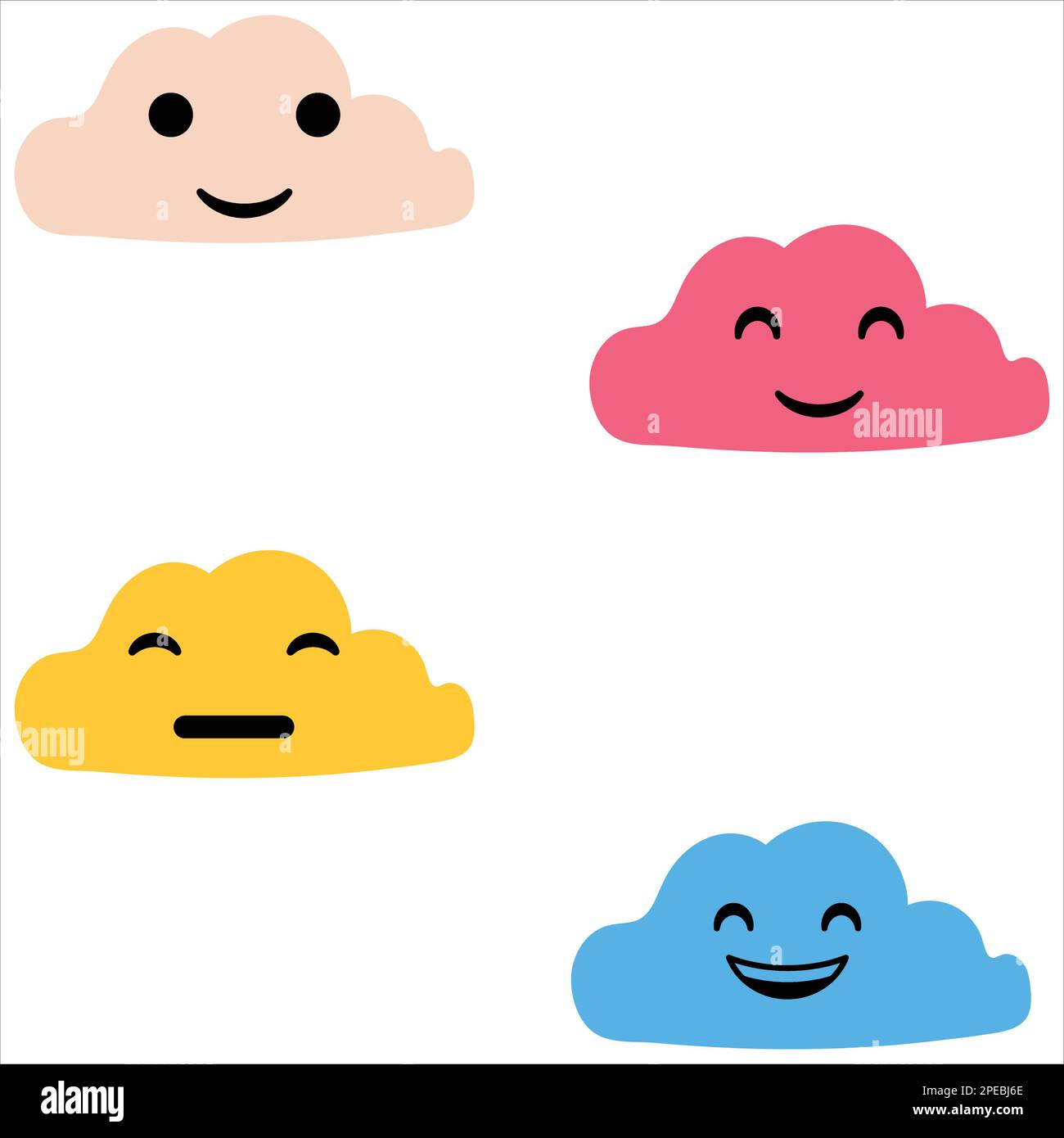 Heavenly light clouds Stock Vector Images - Alamy