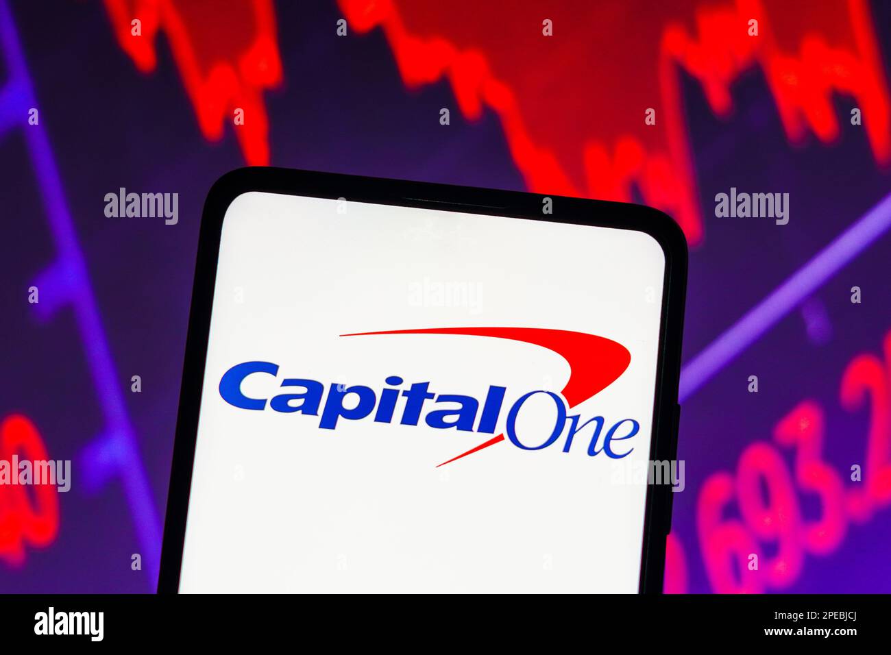 Brazil. 15th Mar, 2023. In this photo illustration the Capital One ...
