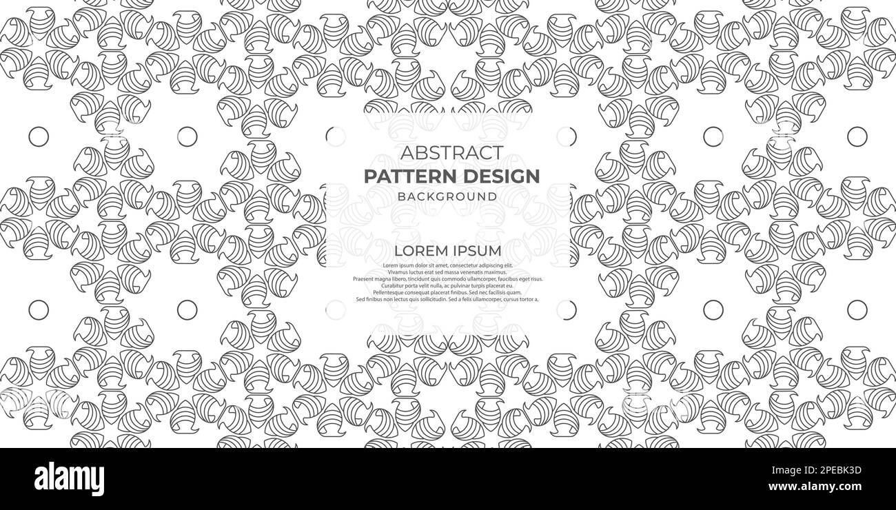Modern floral pattern design elements Stock Vector Image & Art - Alamy