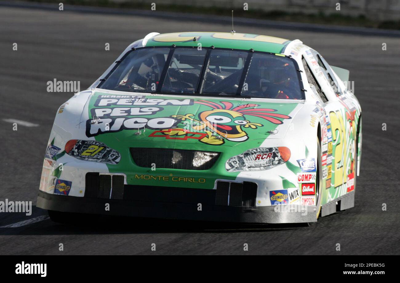 Kevin Harvick of the Pelon Pelo rico Chevrolet team drives his car ...