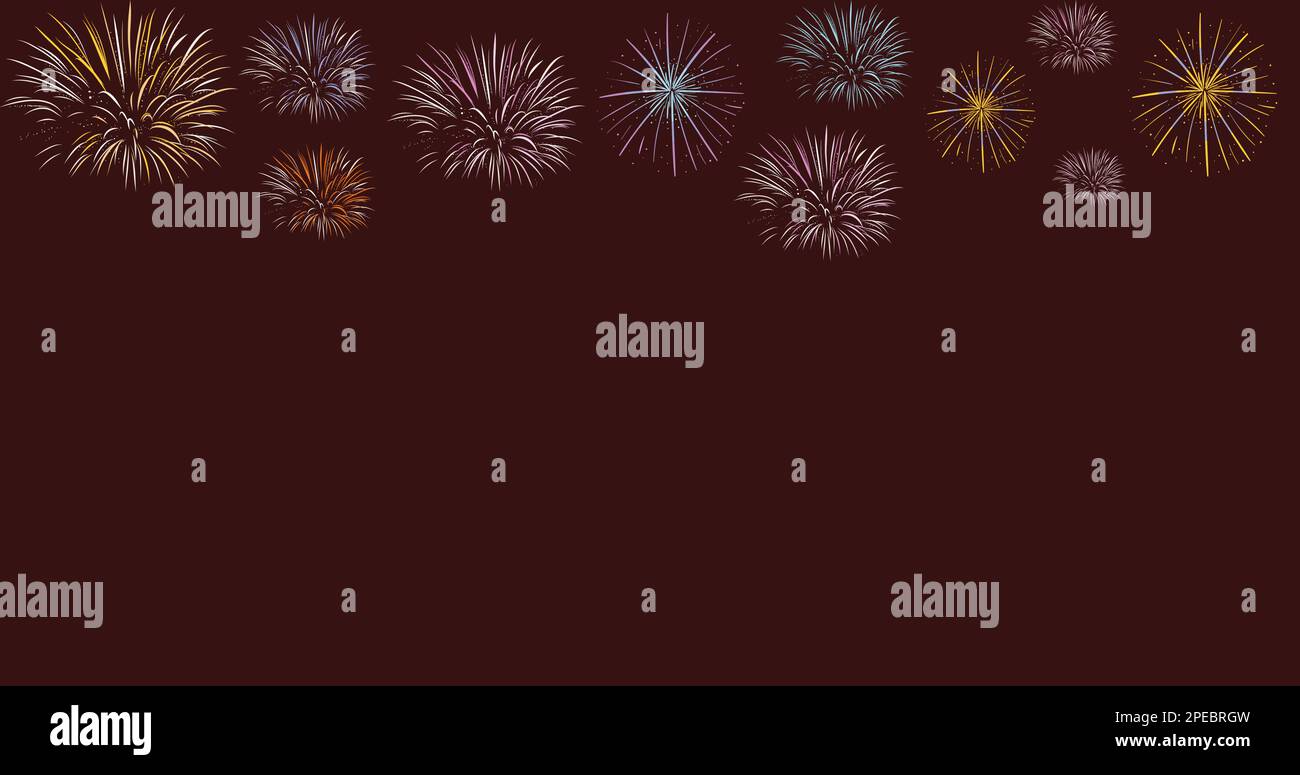 Vector diwali crackers background design hi-res stock photography and ...