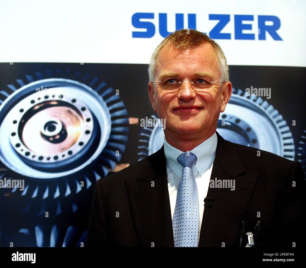 Ulf Berg, CEO Sulzer AG, poses prior to a press conference in ...
