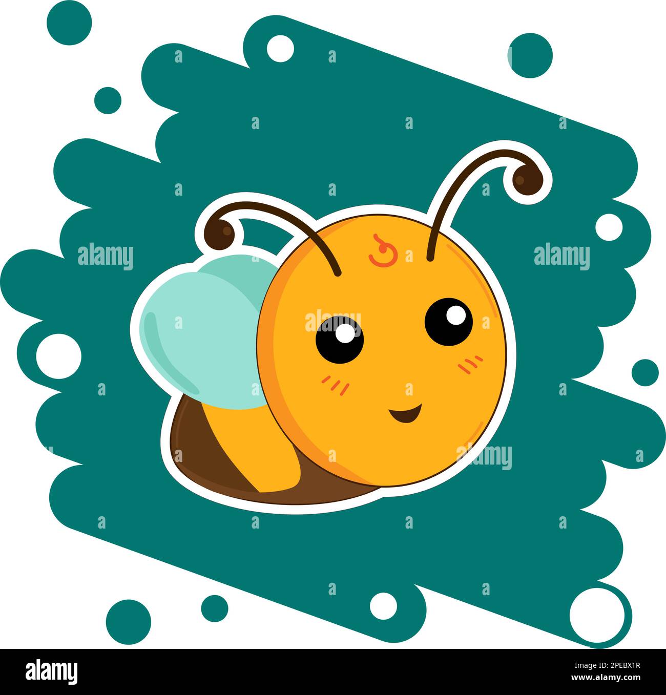 Cute cartoon bee funny hi-res stock photography and images - Alamy