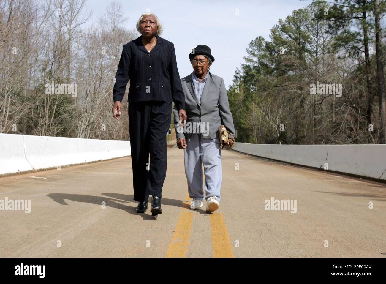 ** ADVANCE FOR WEEKEND MARCH 5-6 ** Rosa Ingram, right, Roger Malcom's ...