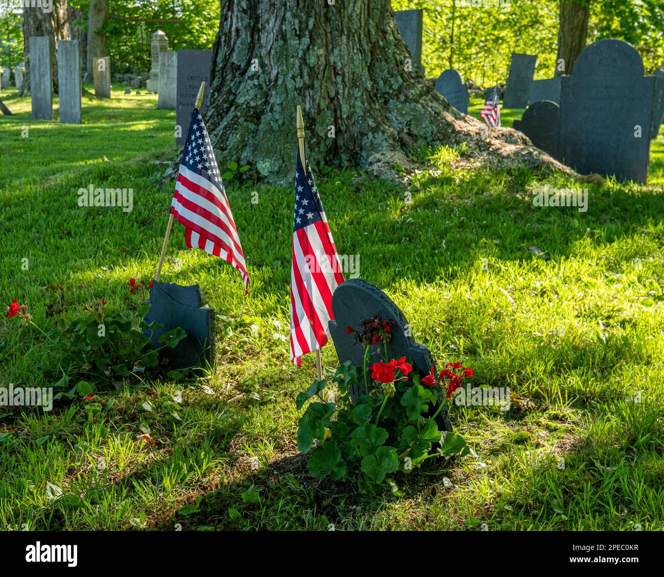An old cemetery in Wendell, Massachusetts Stock Photo - Alamy