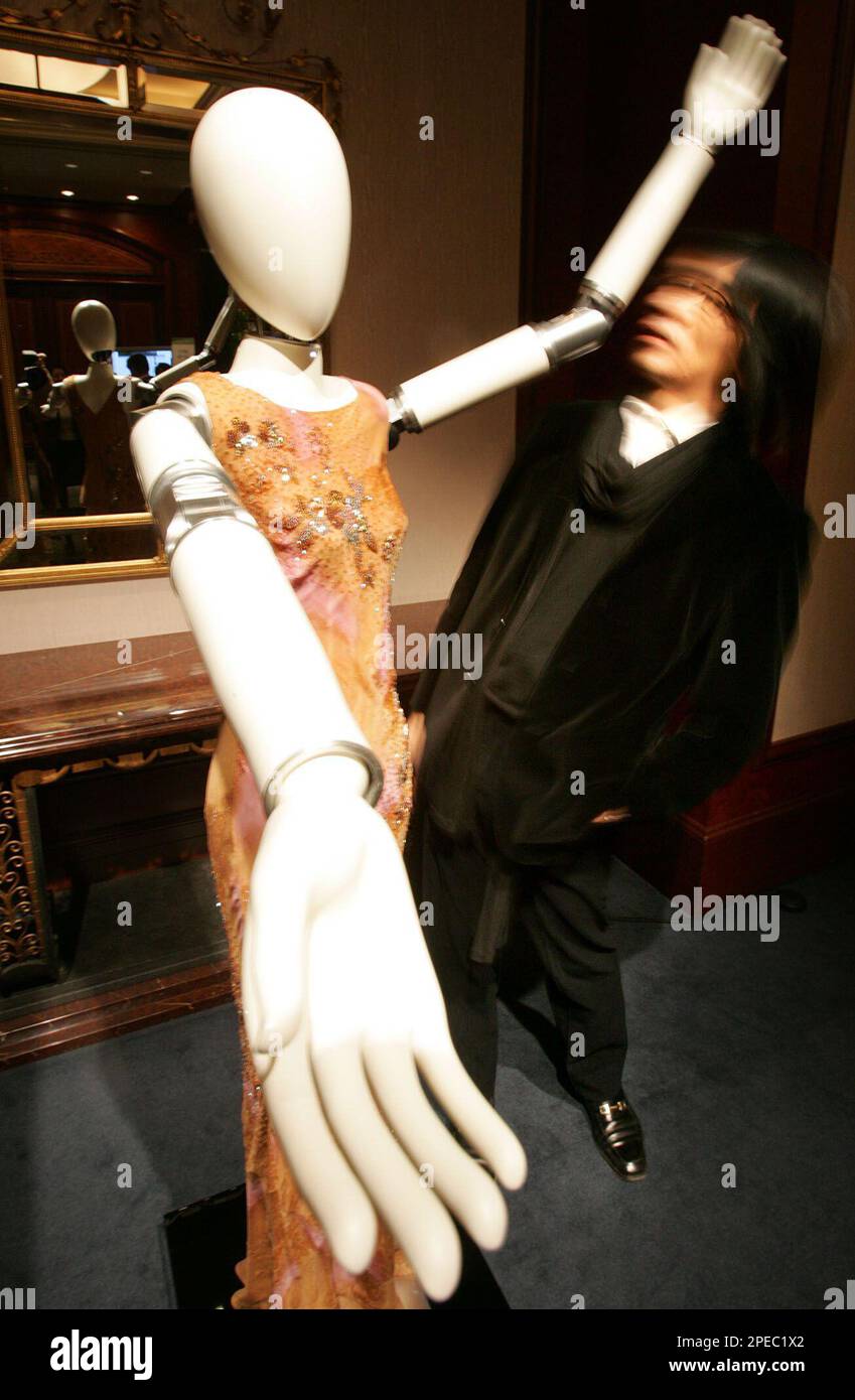 Humanoid robot designer Tatsuya Matsui, president of robot venture ...