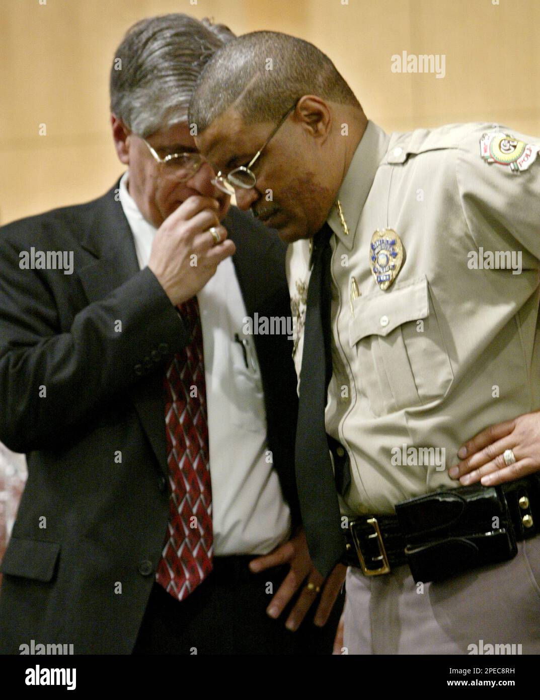 Lt. Ken Landwehr, left, lead detective on the BTK murder investigation ...