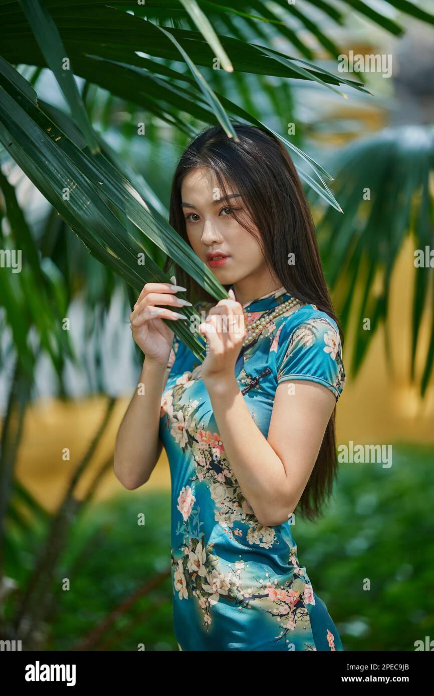 Ho Chi Minh City, Vietnam: Portrait of a beautiful Vietnamese girl in ...