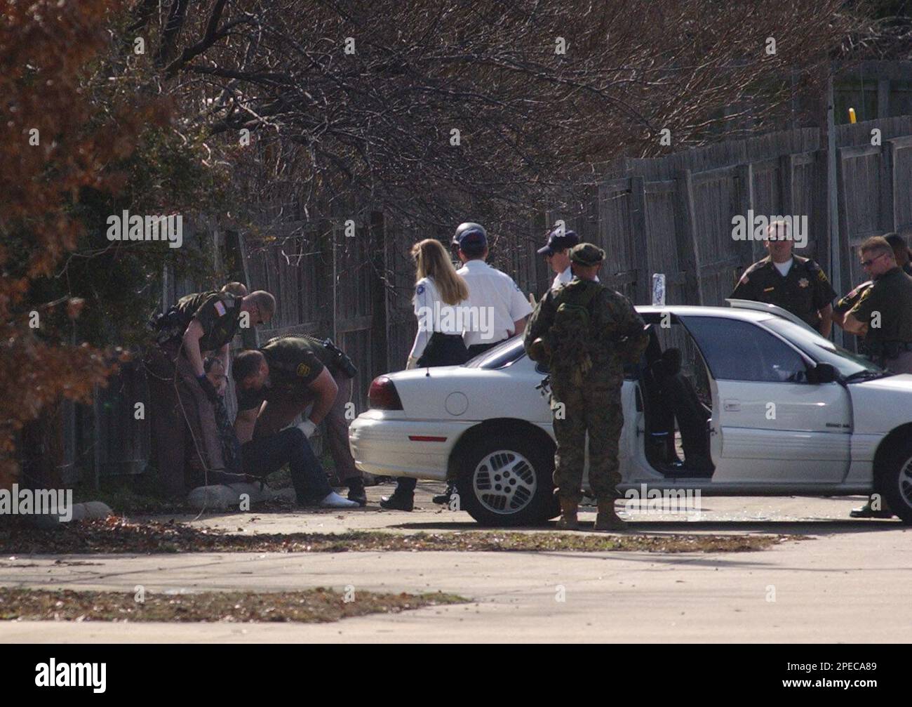 Tulsa Police capture Jerry Rector, who barricaded himself in a car for ...