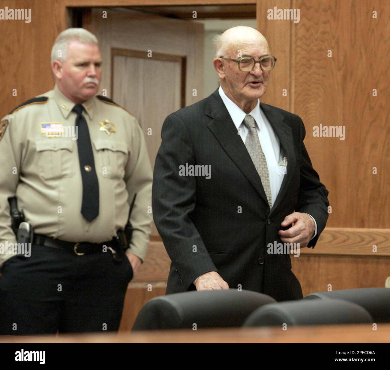 Edgar Ray Killen enters the courtroom in the Neshoba County Courthouse ...