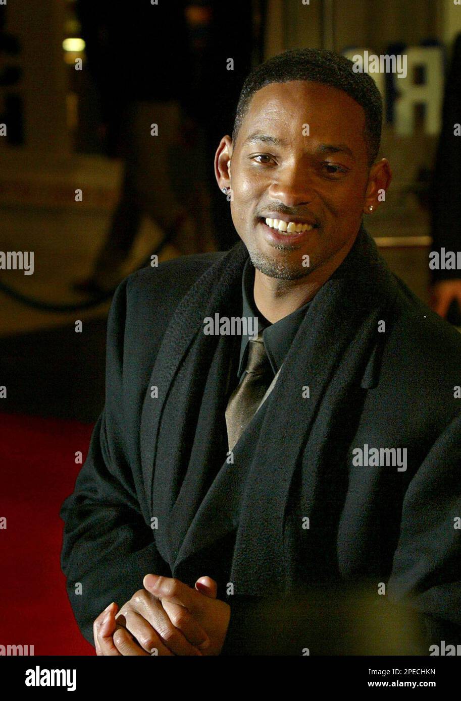 Will Smith arrives in Leicester Square, London, Tuesday Feb. 22, 2005 ...
